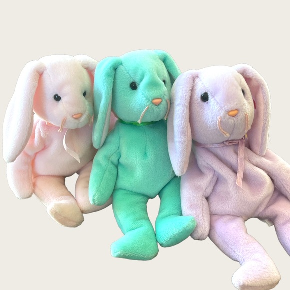 Ty | Toys | Ty Vtg 96 Rare Set Of 3 Original Beanie Babies Floppity ...